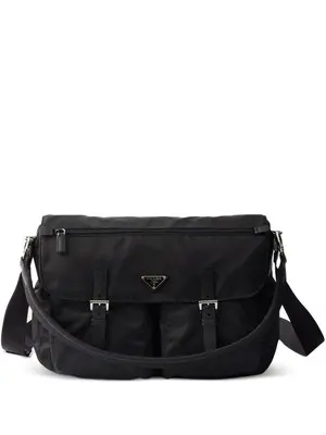 Prada Crossbody Bag In Re-nylon - Black
