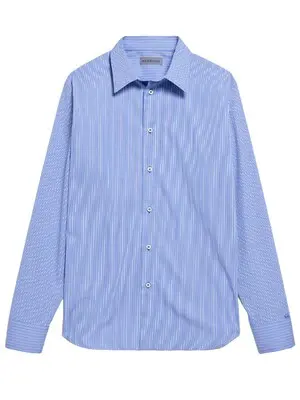 Balenciaga Shirt In Striped Ultra Fine Technical Poplin