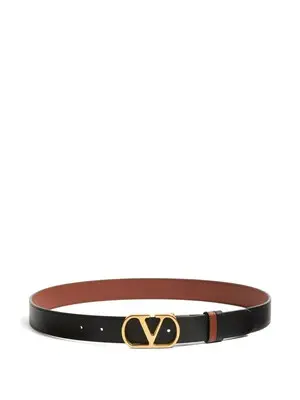 Valentino Garavani Reversible Vlogo Signature Belt - Black