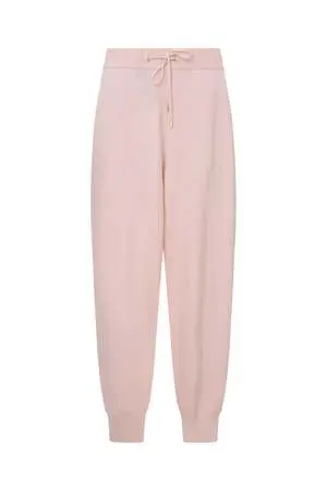 LoveShackFancy X Max&moi Bolo Wool-cashmere Joggers - Chamallow