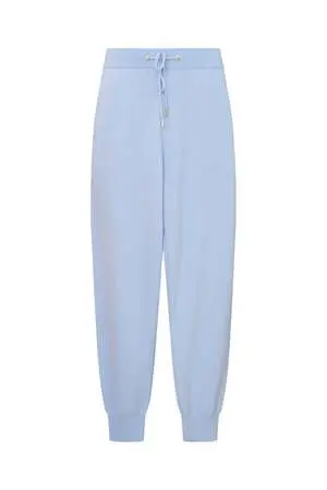 LoveShackFancy X Max&moi Bolo Wool-cashmere Joggers - Ciel