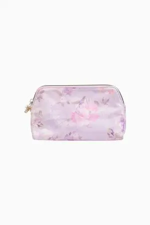 LoveShackFancy Heirloom Print Small Travel Pouch - Hibiscus