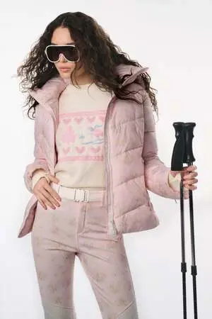 LoveShackFancy Bogner Fire+ice X Saelly2 Outdoor Jacket - Barely Pink