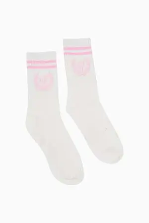 LoveShackFancy Lowell Socks - White