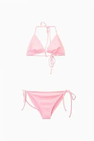 LoveShackFancy Tween Dannie Floral Bikini - Celadon Drift