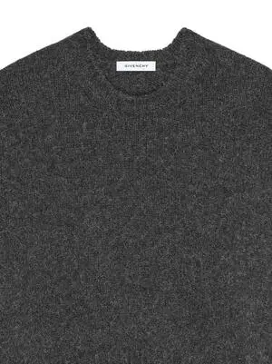 Givenchy Brushed-knit Crew-neck Sweater