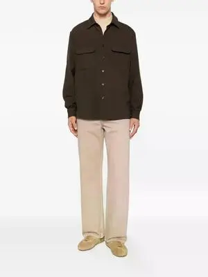 Sandro Button-up Flap-pocket Shirt