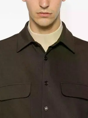 Sandro Button-up Flap-pocket Shirt
