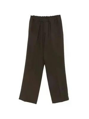 Sandro Elasticated Wide-leg Trousers