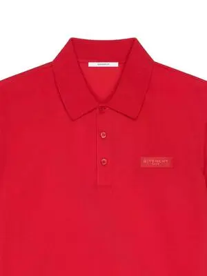 Givenchy Logo-patch Polo Shirt