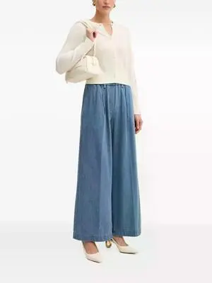 FORTE_FORTE Round Neck Cardigan - Neutrals
