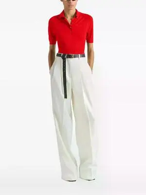 Givenchy Short-sleeve Knitted Polo Shirt - Red