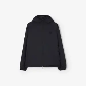 Burberry Packable Nylon Dunwich Hooded Jacket - Navy