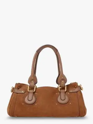 Chloé Paddington Suede Shoulder Bag