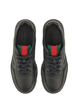 Gucci Re-web Leather Sneakers