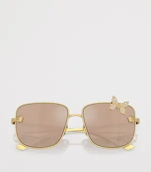 Versace Square Butterfly Sunglasses