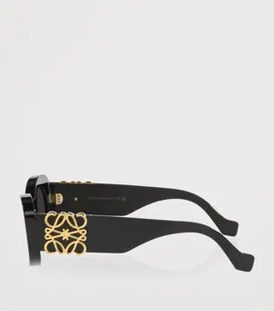 Loewe Anagram Bevelled Oval Sunglasses
