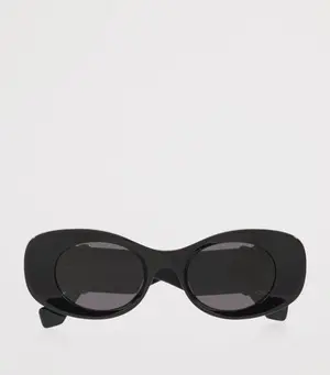 Loewe Anagram Bevelled Oval Sunglasses