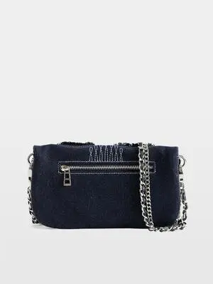 Zadig&Voltaire Rock Mini Clutch Denim