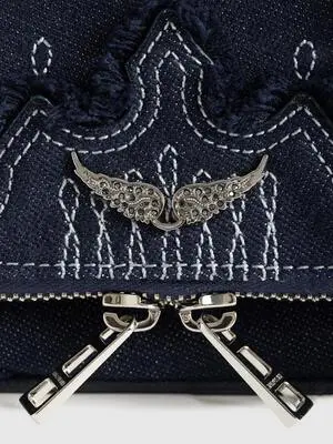 Zadig&Voltaire Rock Mini Clutch Denim