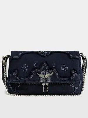 Zadig&Voltaire Rocky Ii Denim Bag - Silent