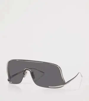 Loewe Shield Mask Rimless Sunglasses