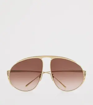 Loewe Hillock Aviator Sunglasses