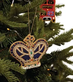 Tinker Tailor Crystal-embellished Crown Tree Decoration