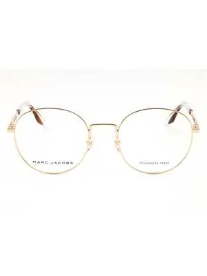 Marc Jacobs Round Metal Eyeglasses - Gold