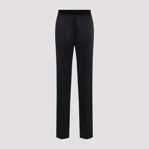 TOM FORD Silk Satin Pajama Pants With Stretch - Black
