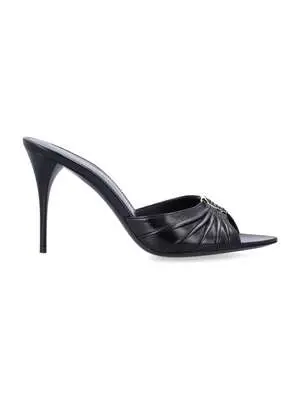 Saint Laurent Sleek Leather Ballet Flats - Nero