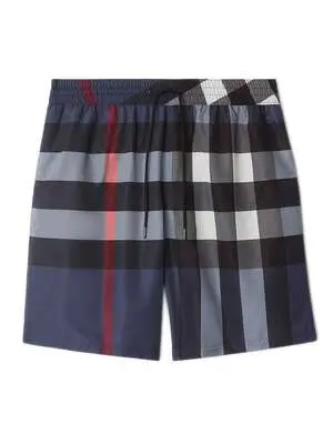 Burberry Relaxed Fit Drawstring Tech Shorts With Mesh Lining