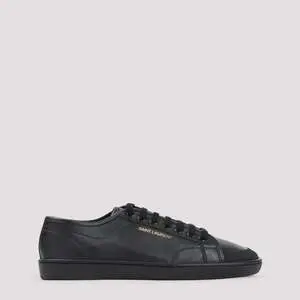 Saint Laurent Sl39 Calf Leather Sneakers - Black