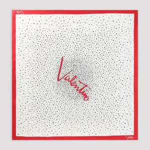 Valentino Garavani Fou?therd Style Silk Scarf For - Nude & Neutrals