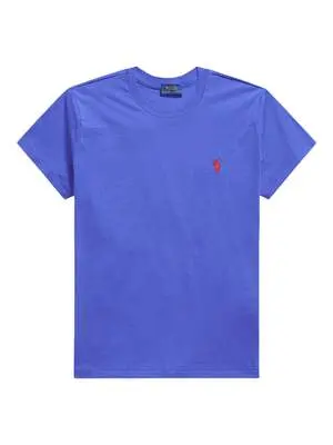Ralph Lauren Classic Crewneck T-shirt With Logo Detail - Navy