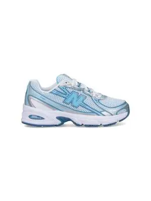 NEW BALANCE Synthetic Mesh Lace-up Athletic Sneakers - Blue