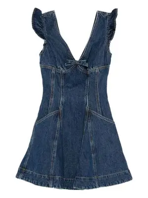 SELF-PORTRAIT Ruffled Shoulder Mini Dress