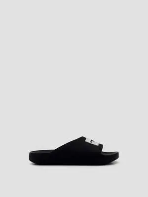 Givenchy Logo Slip-on Slides - Black