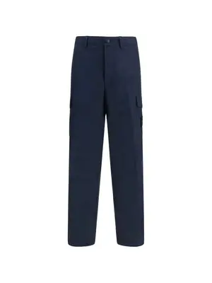 Stone Island Cotton Trousers - Navyblue