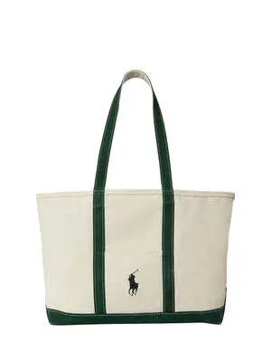 Ralph Lauren Classic Cotton Tote Bag - White