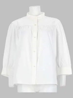 A.p.c. Natalie Organic Cotton Blouse - White