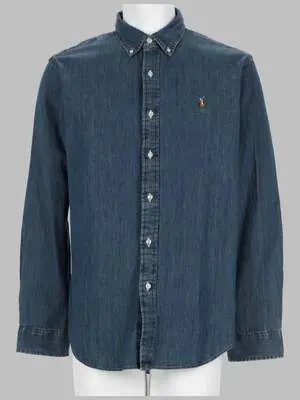 Polo Ralph Lauren 100% Cotton Shirt, Made In Bangladesh - Denim