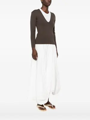 TOTEME V-necked Sweater