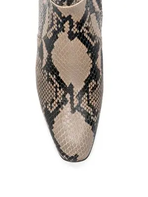 Khaite Colt Leather Ankle Boots