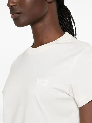 Y3 Logo Cotton T-shirt