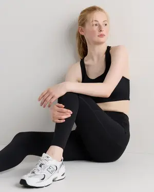 Quince High-rise Utility Running Tight - Black