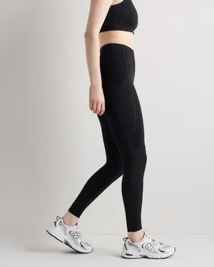 Quince High-rise Utility Running Tight - Black