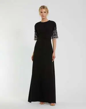 Mac Duggal Petite A-line Gown