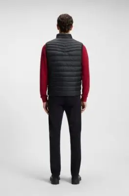 BOSS Water-repellent Vest With Logo Patch