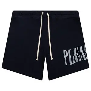 PLEASURES Twitch Waffle Knit Short 'navy - Blue